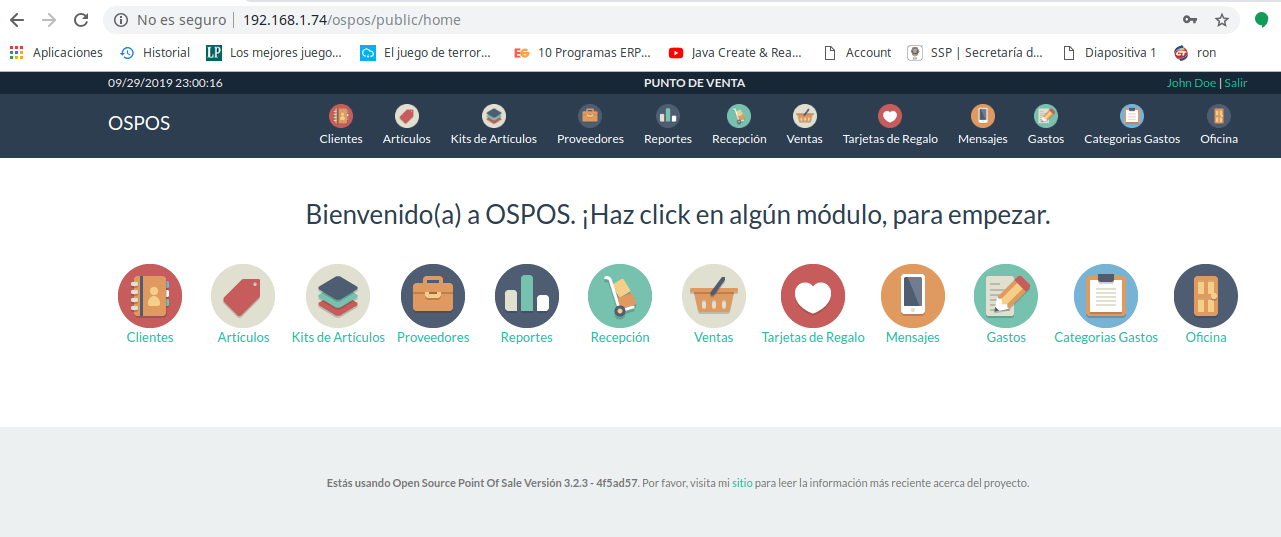 INSTALAR OSPOS MAS FÁCIL AUN EN UN SERVICIO VIRTUALIZADO - Cesar Systems