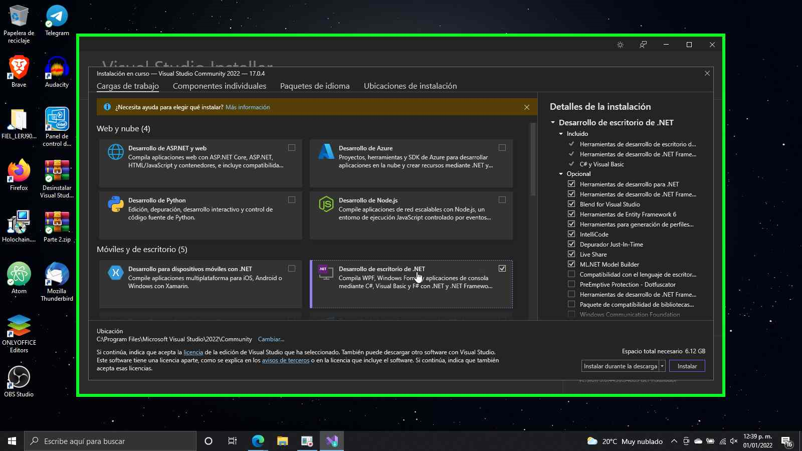 INTRODUCCIÓN – INSTALACIÓN – TUTORIAL VISUAL BASIC 2022 - Cesar Systems