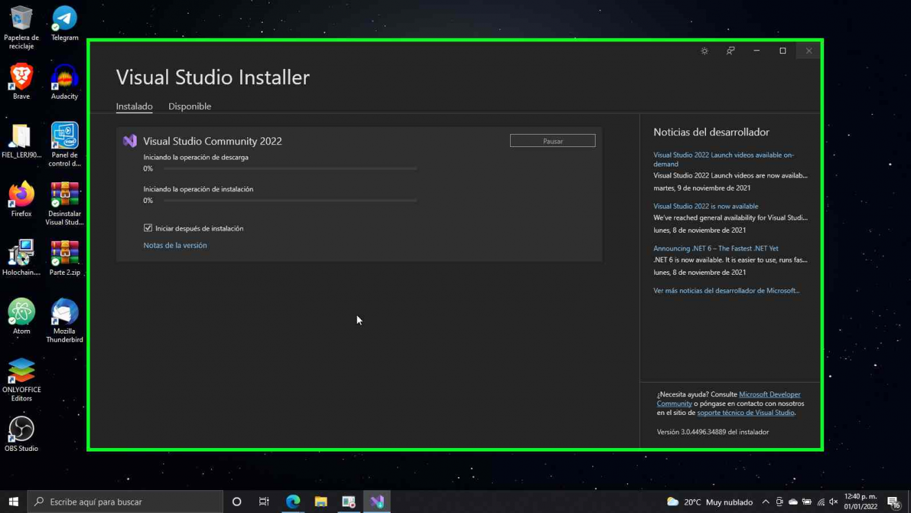 INTRODUCCIÓN – INSTALACIÓN – TUTORIAL VISUAL BASIC 2022 - Cesar Systems