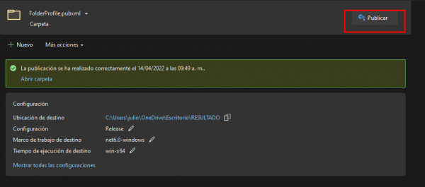 Crear Ejecutable del programa Visual Basic 2022 - Cesar Systems