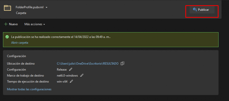 Crear Ejecutable del programa Visual Basic 2022 - Cesar Systems