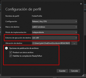 Crear Ejecutable del programa Visual Basic 2022 - Cesar Systems
