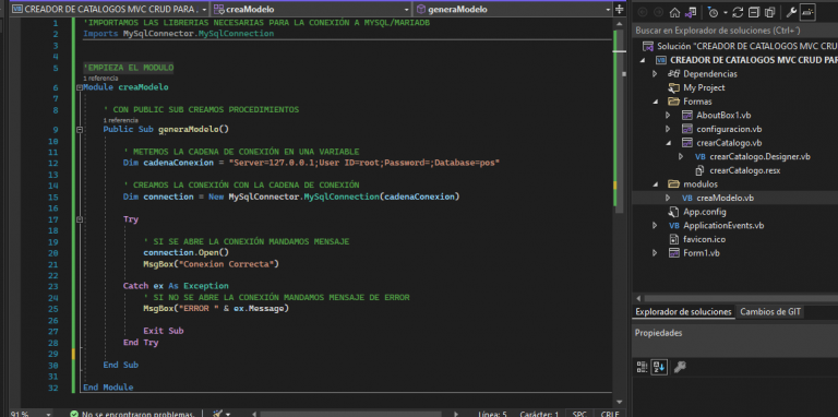 CONEXIÓN VISUAL BASIC 2022 CON MYSQL - Cesar Systems