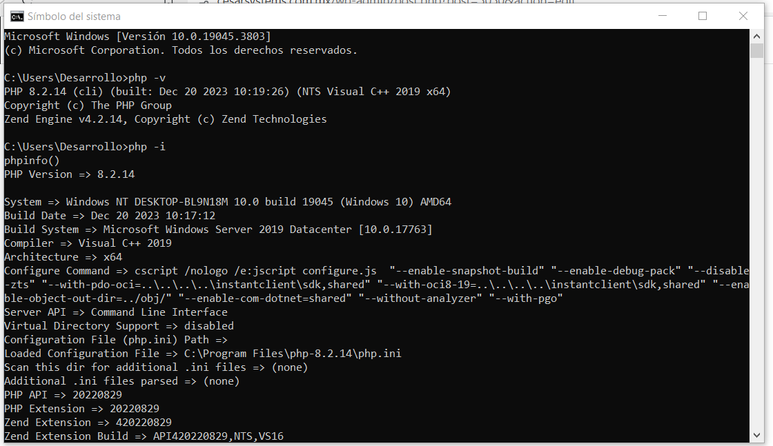 Como instalar xDebug en PHP 8.2 Windows 10 2024 - Cesar Systems